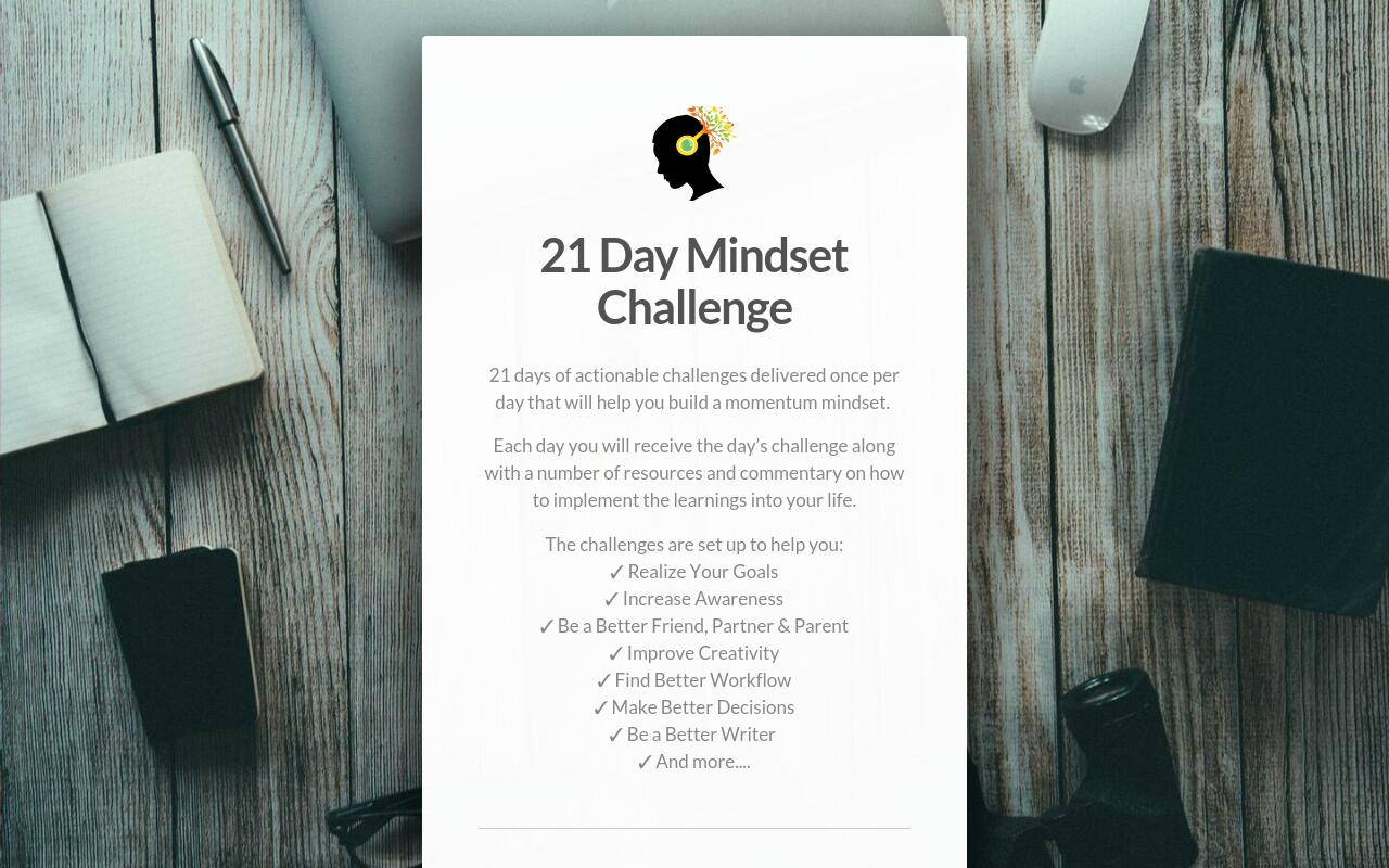 21 Day Mindset Challenge